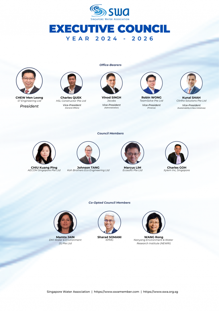 SWA Council 2024-2026:: SWA – Singapore Water Association