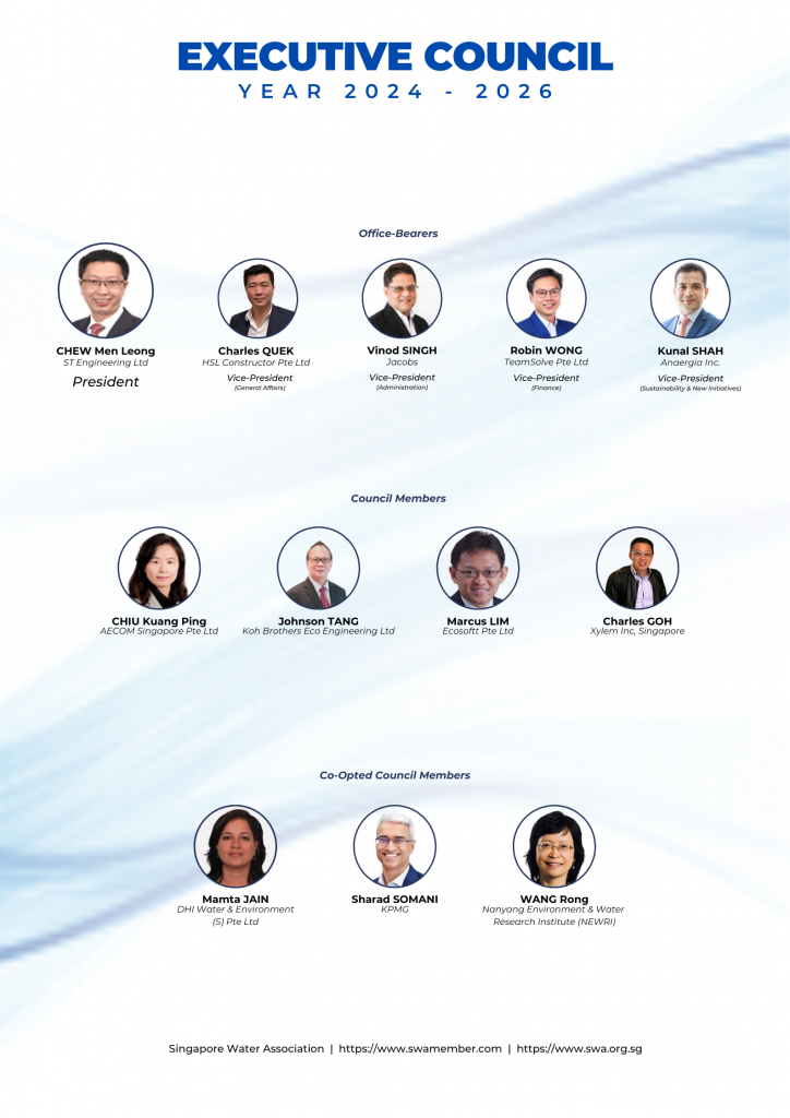 SWA Council 2024-2026:: SWA – Singapore Water Association