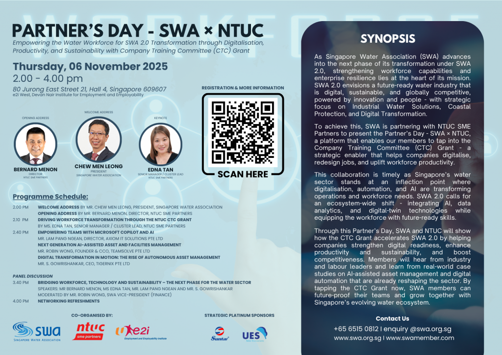 Partner’s Day – SWA × NTUC:: SWA – Singapore Water Association